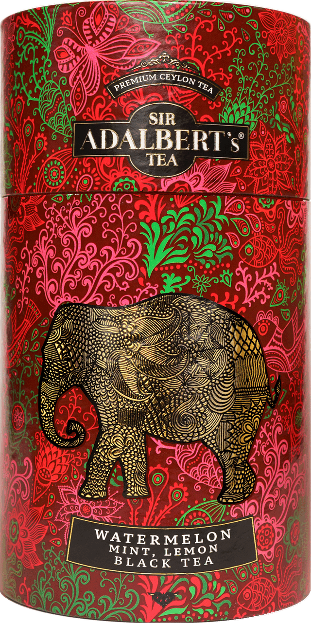 ADALBERT'S BLACK TEA WITH WATERMELON, MINT & LEMON - LIŚCIASTA 100G ...