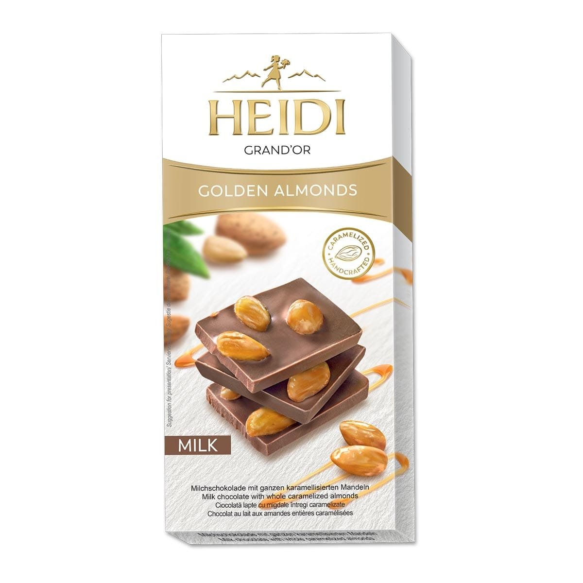 Czekolada Mleczna HEIDI MILK ALMONDS 100g - Coffee Selection