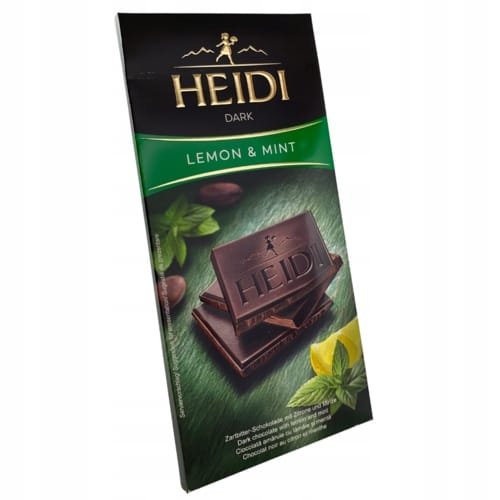 Czekolada Gorzka HEIDI DARK LEMON & MINT 80G - Coffee Selection